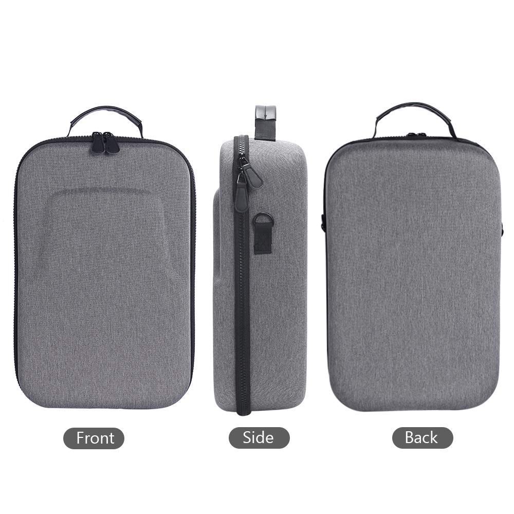 CrustPro Fashion Travel Case for Oculus Quest VR Gaming Headset and Controllers Accessories Waterproof Carrying Bag (Grey)