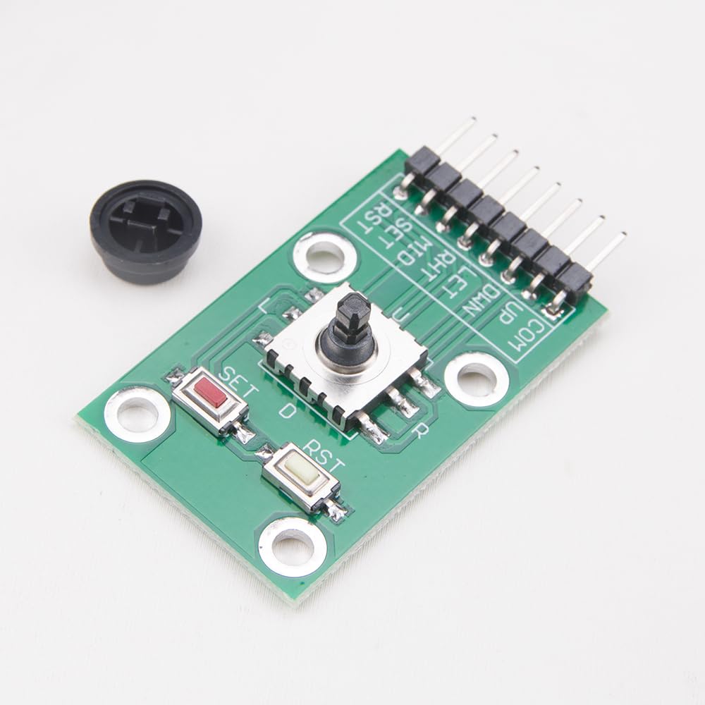 KOOBOOK 2Pcs 5-Channel Five Direction Navigation Button Module 5D Rocker Joystick Independent Keyboard for Arduino MCU