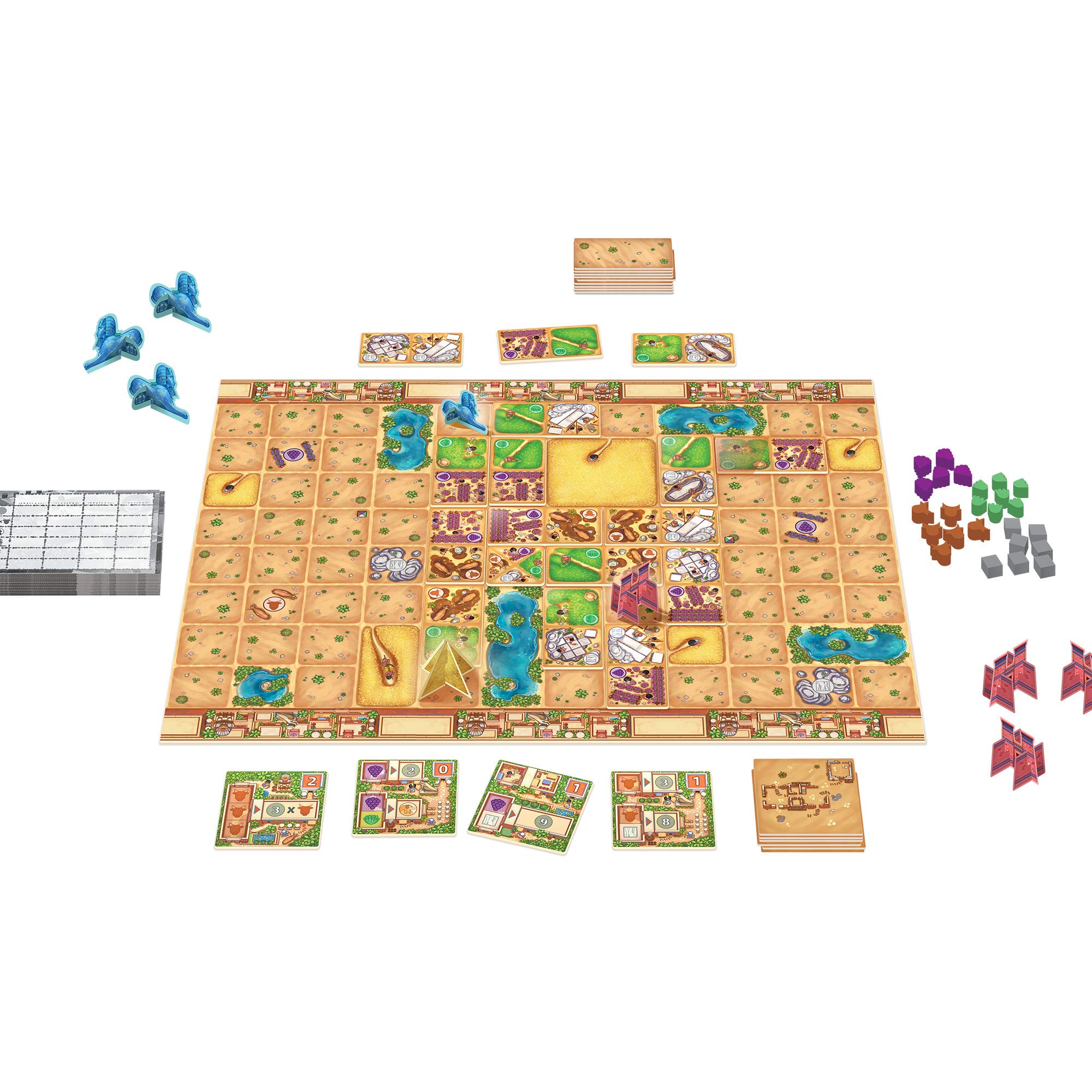Fertility Board Game | Ancient Egyptian Civilization Building Game | Strategy Board Game for Adults and Kids | Ages 10+ | 2-4 Players | Average Playtime 45 Minutes | Made by Catch Up Games