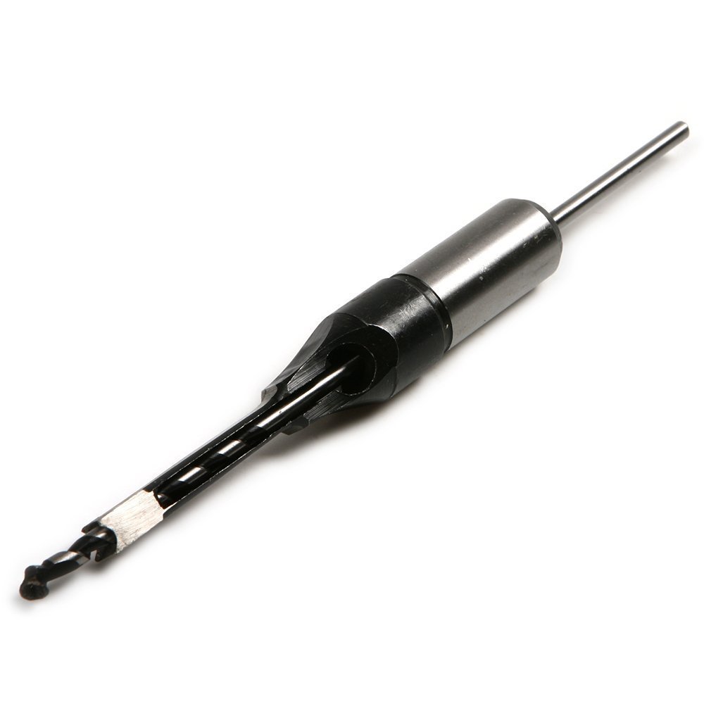 CSLU-Tool 4 Pcs/Set Woodworker Square Hole Drill Bits Saw Wood Mortising Chisel Set, Mortise Chisel (1/4-Inch, 5/16-Inch, 3/8-Inch and 1/2-Inch)