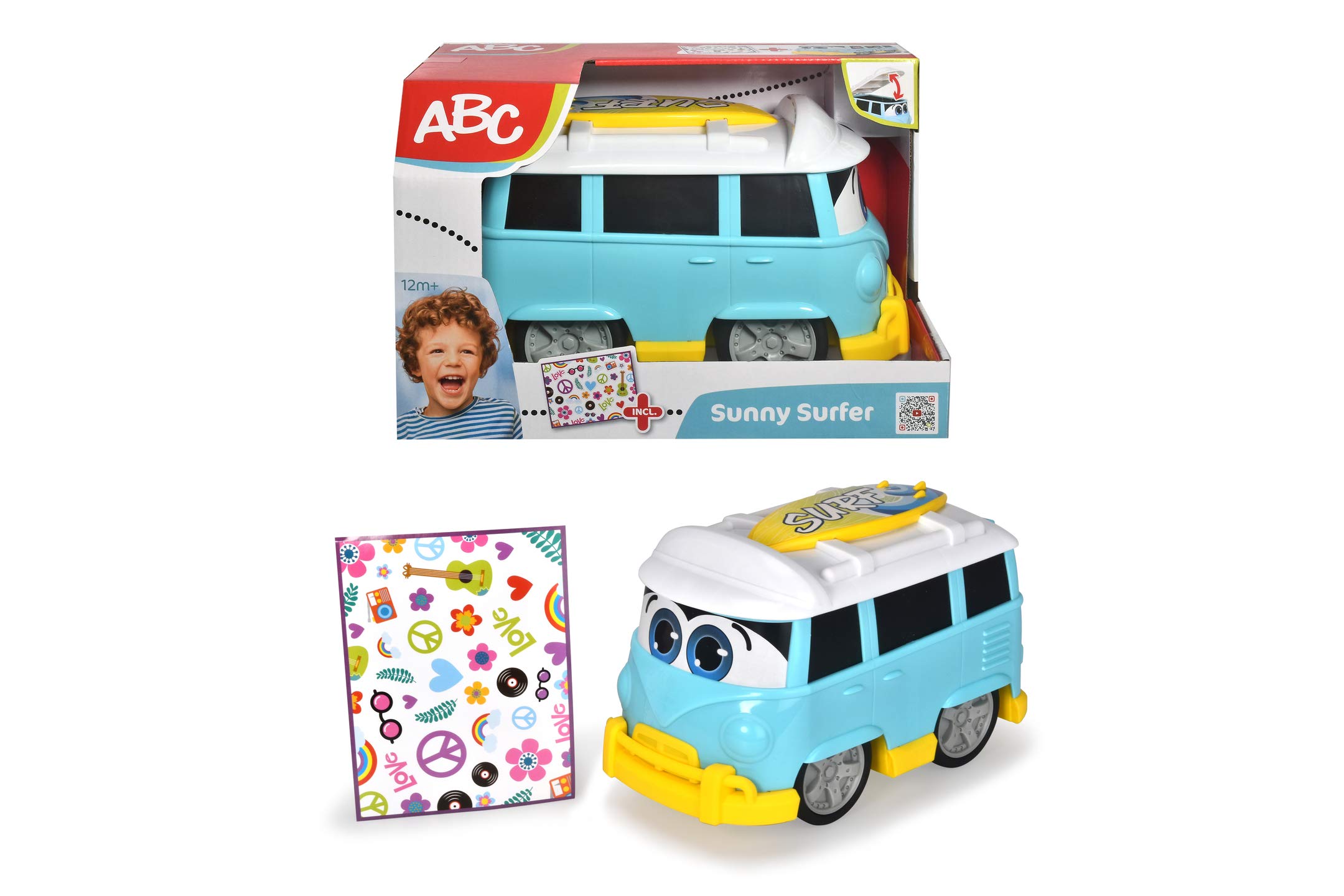 Dickie Toys 204114001 ABC Sunny Surfer, Multicoloured