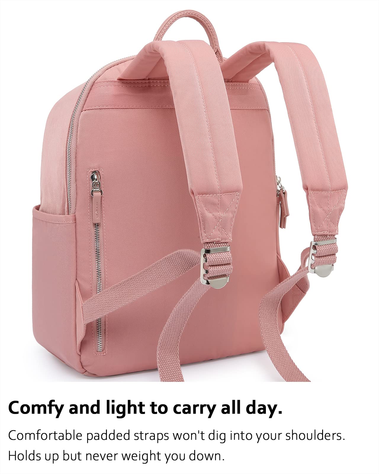 HotStyle 288s Chic Teacher Backpack, Compact & Stylish Daypack Purse for Women, Ash Grey