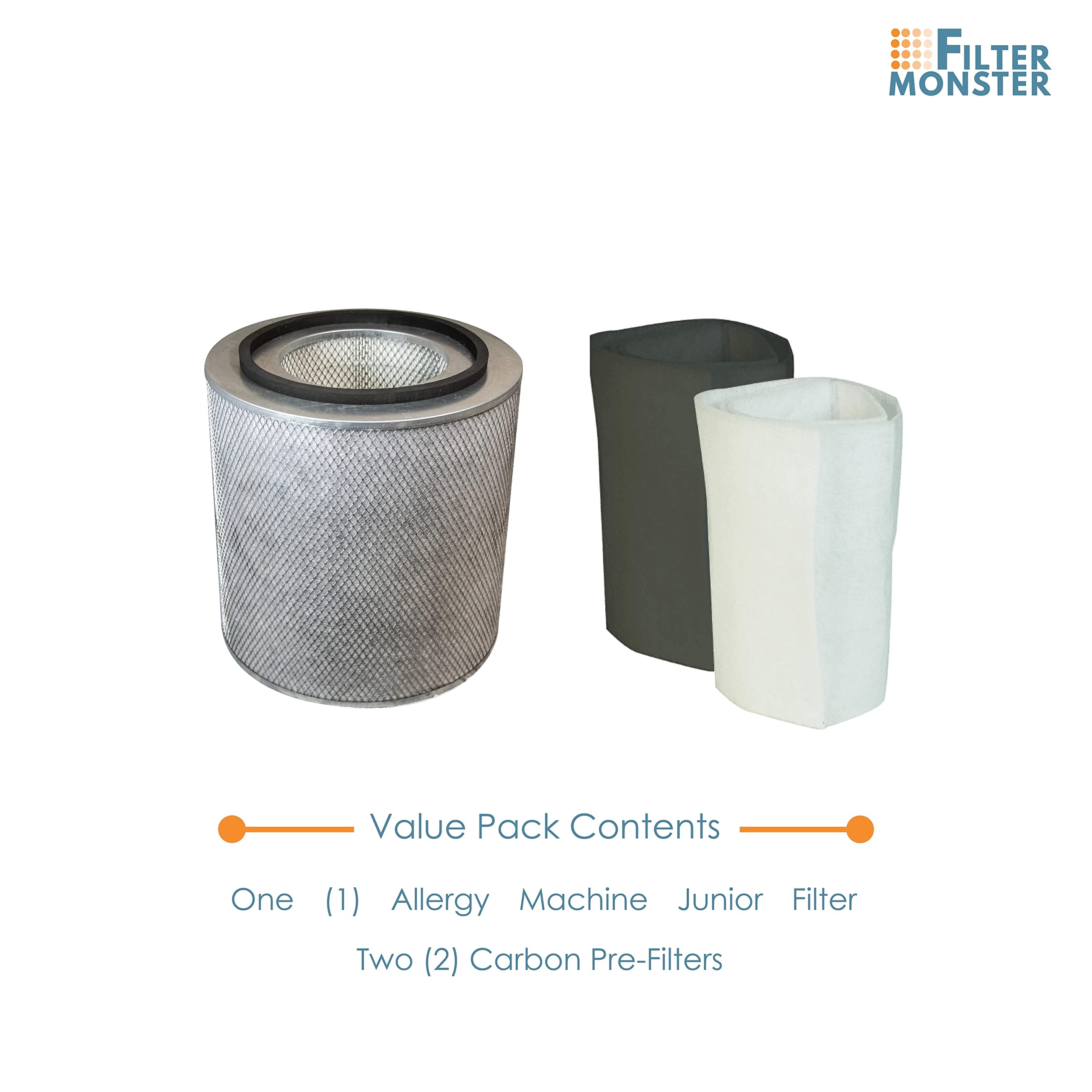 Filter-Monster.com Filter-Monster Replacement Filter Compatible With Austin Air Healthmate Junior Plus (HM250) with Pre-Filter