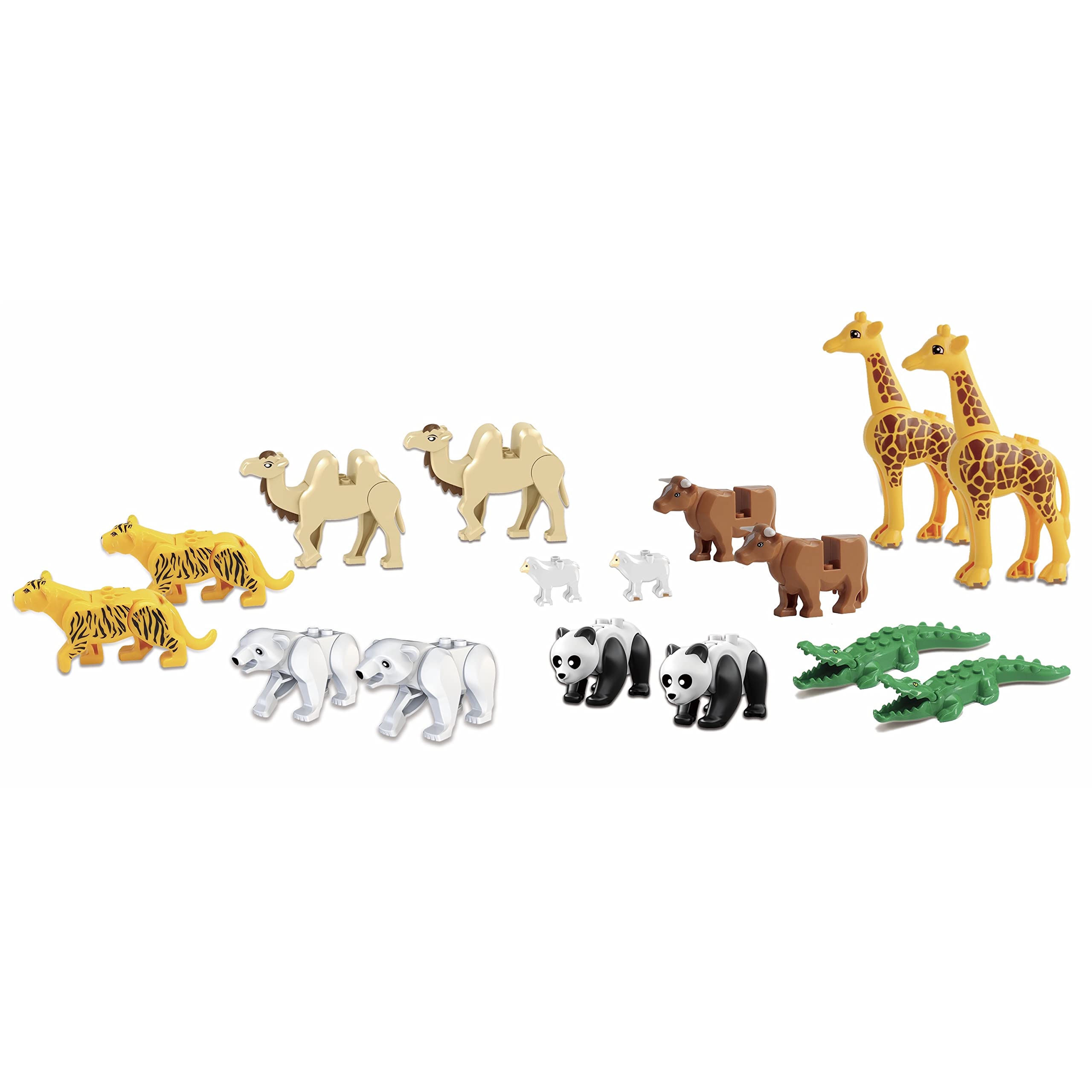 Nativity Bricks Noah's Ark Building Block Set - 976 Piece Building Block Kit for Kids and Adults - Small Toy Brick Set Christmas Stocking Stuffer (Boys and Girls Ages 12+)