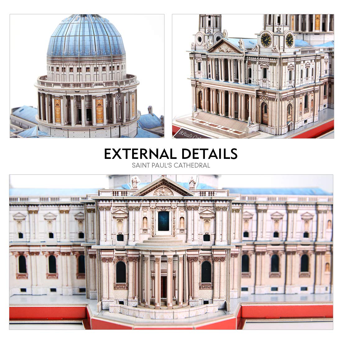 CubicFun 3D Puzzles for Adults - Large Notre Dame de Paris 3D Puzzle - Half-Opening Architecture, Enjoy Interior Views - Anniversary, Christmas, 2023 Gifts - 293 Pieces
