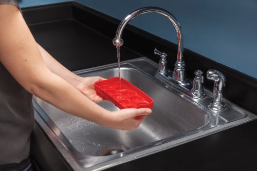 HIC Kitchen Cannonball Silicone Ice Cube Tray, European-Grade, Non-Stick, Makes 10 Large Ice Balls