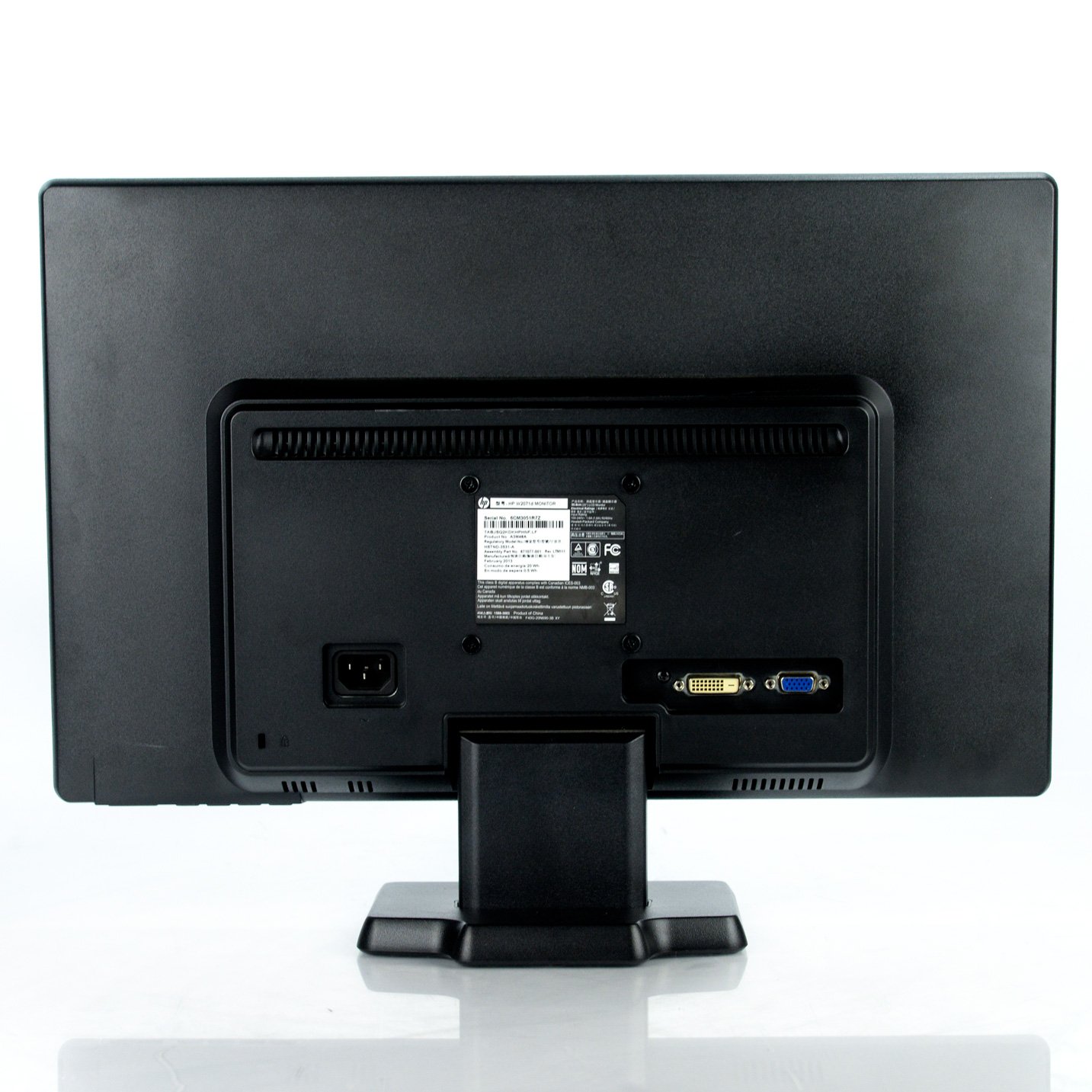 Hp - 20" Widescreen Flat-panel Lcd-led Monitor Model: W2071D