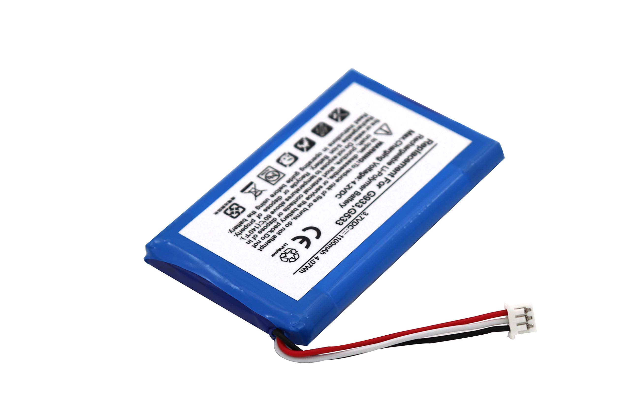 G933 Battery Replacement for LOGITECH G533 and G933 Artemis Spectrum Wireless Gaming Headset