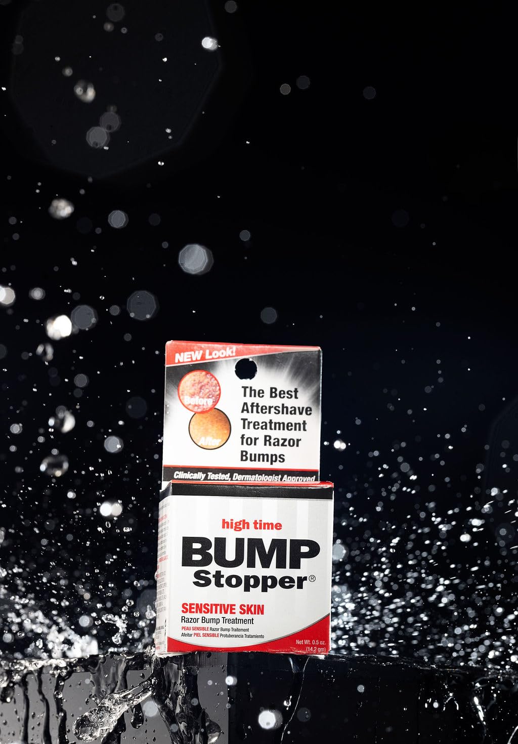 High Time Bump Stopper Sensitive Skin 0.5 Ounce Treatment (14ml) (2 Pack)