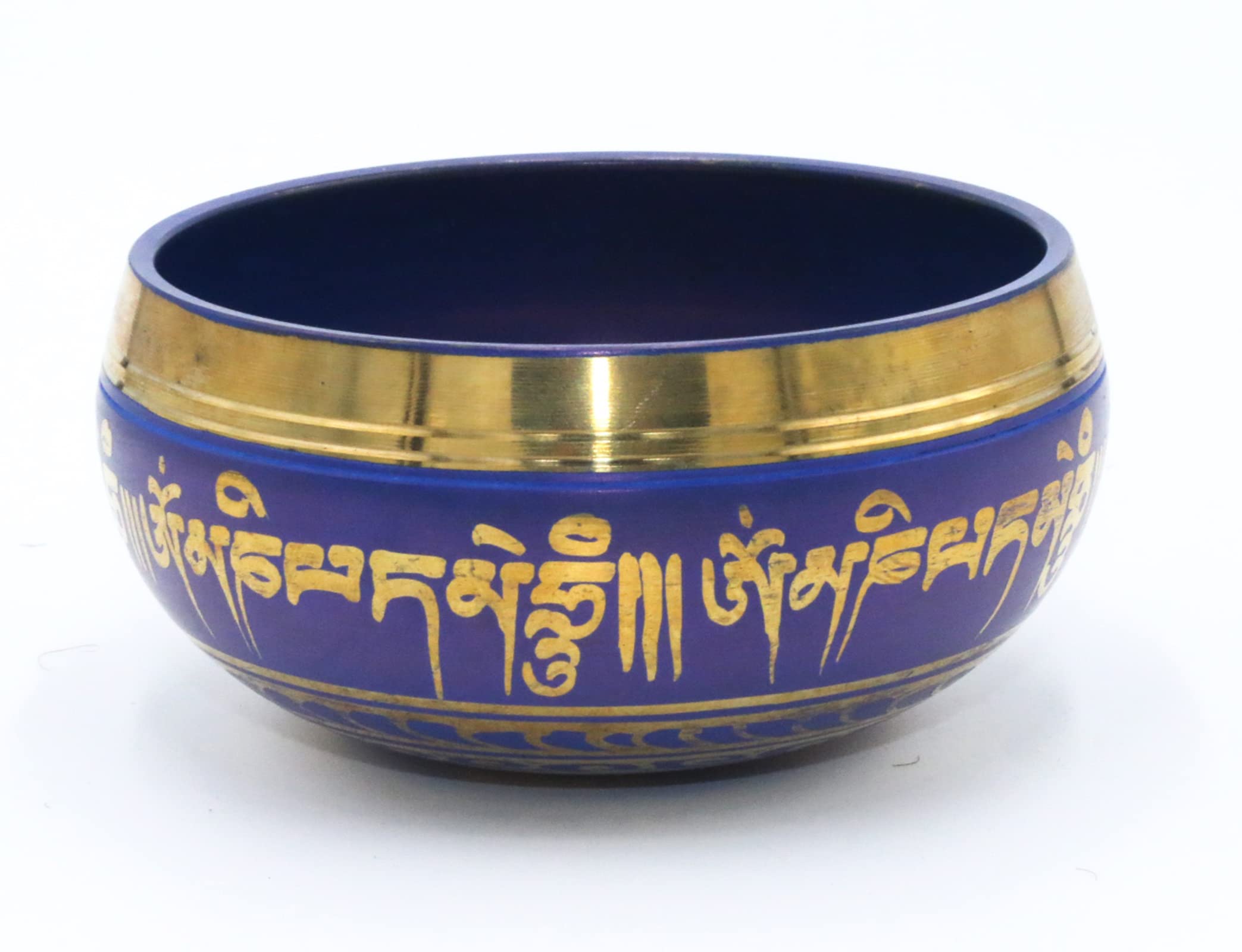 Tibetan Colored Singing Bowl Set-For Meditation, Yoga, Sound Therapy, Spiritual Healing, Prayer, Mind and Body Relaxation (3")