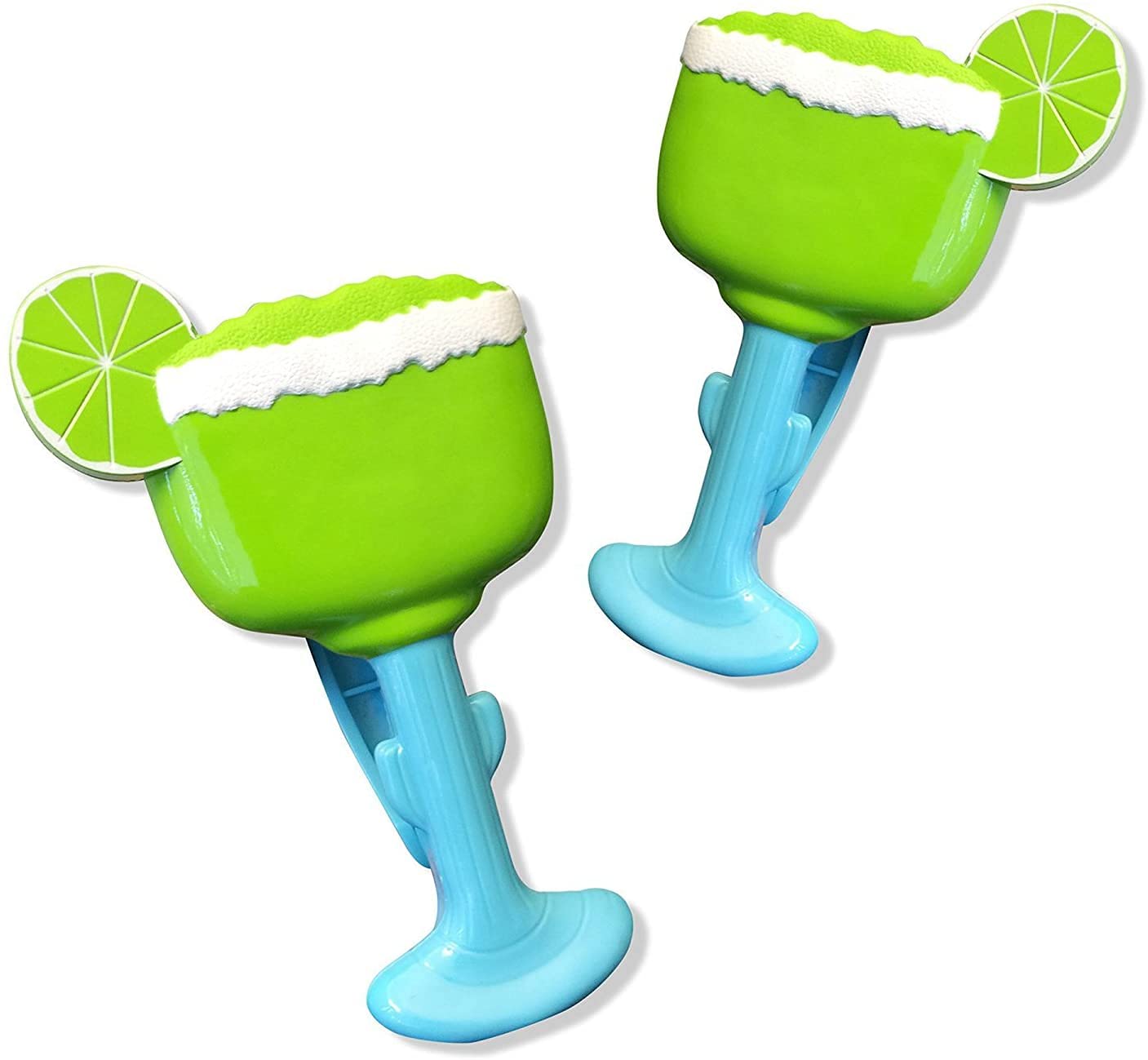 C&H Beach Tower Clips, Beach Towel Holders, Clips, Set of Two, Beach, Patio or Pool Accessories, Portable Towel Clips, Chip Clips, Secure Clips, Cups Style