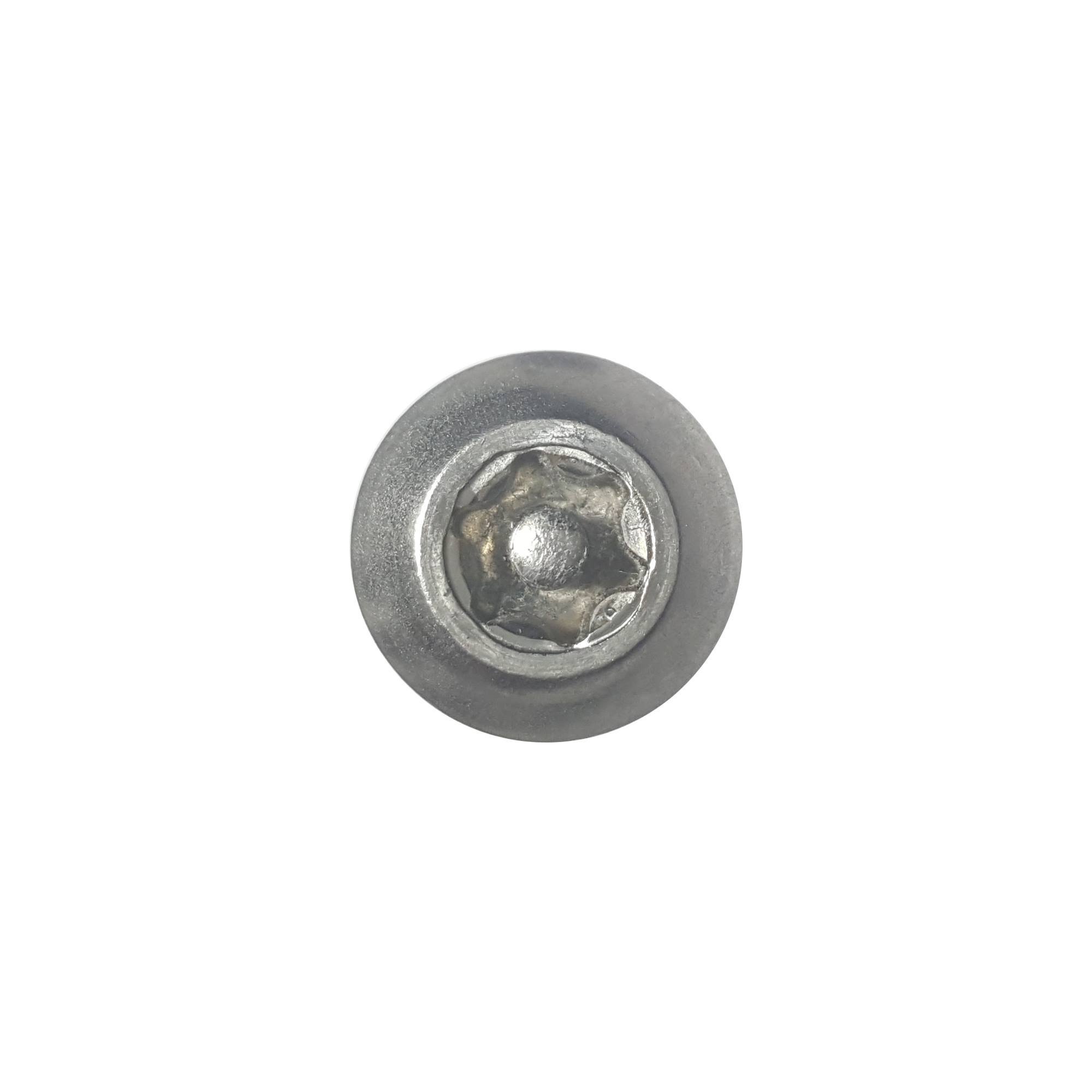 Fastenere Torx Security Machine Screws - 8-32 x 3/8" (25-Pack) Stainless Steel, Tamper-Resistant, Button Head Screws, Bolt Screw for Higher Level of Safety & Theft Prevention