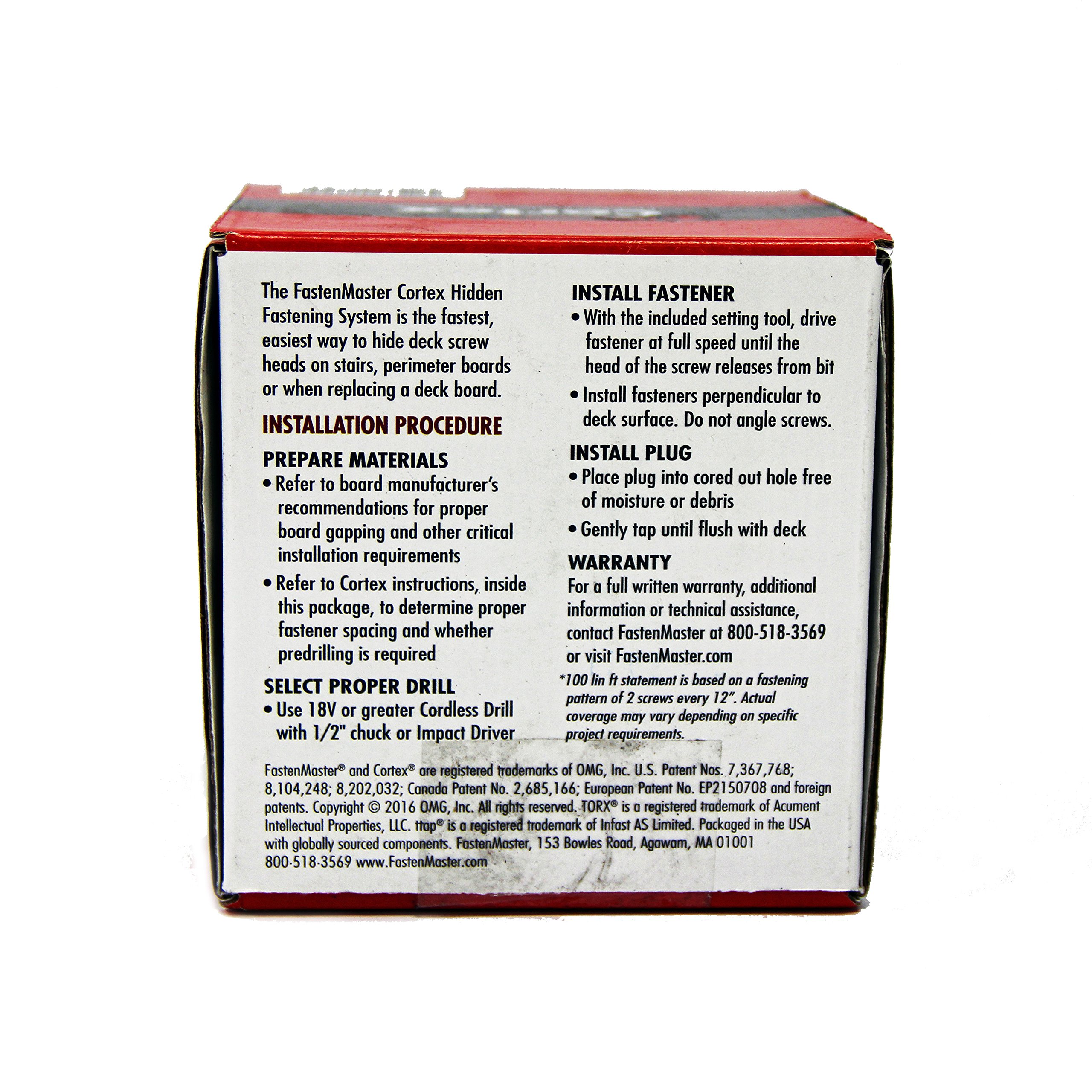 FastenMaster Cortex Hidden Fasteners -Trex Transcend - Gravel Path - 100 Lin.ft