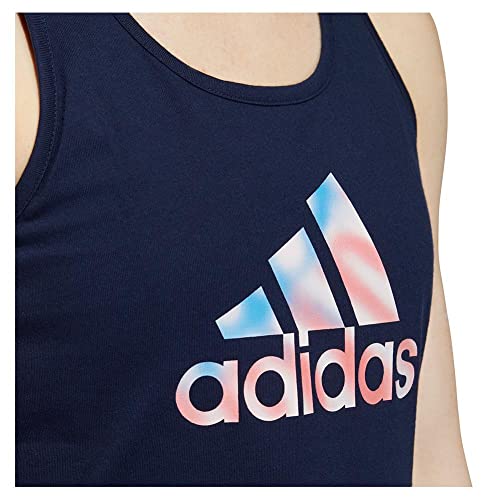 adidas Women's Americana Graphic Tank Top, Collegiate Navy Large