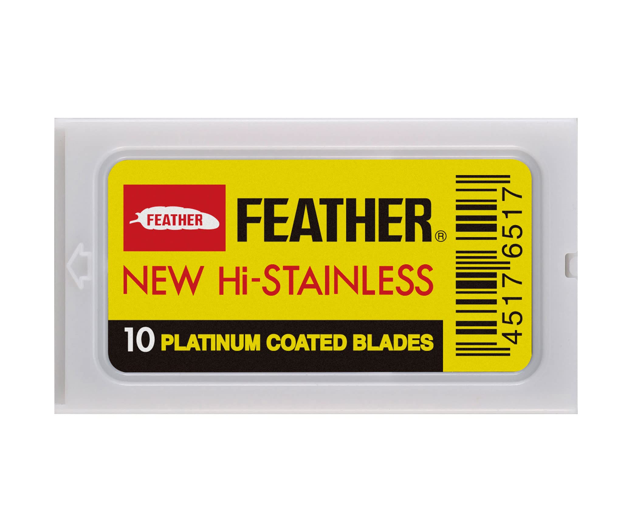 Feather Double Edge Safety Razor Blades 10 Count