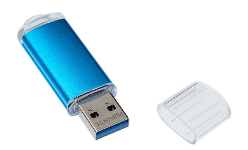 FEBNISCTE USB 3.0 Flash Drives 8GB 10 Pack Blank USB Flash Drives Portable Sky Blue USB Drives