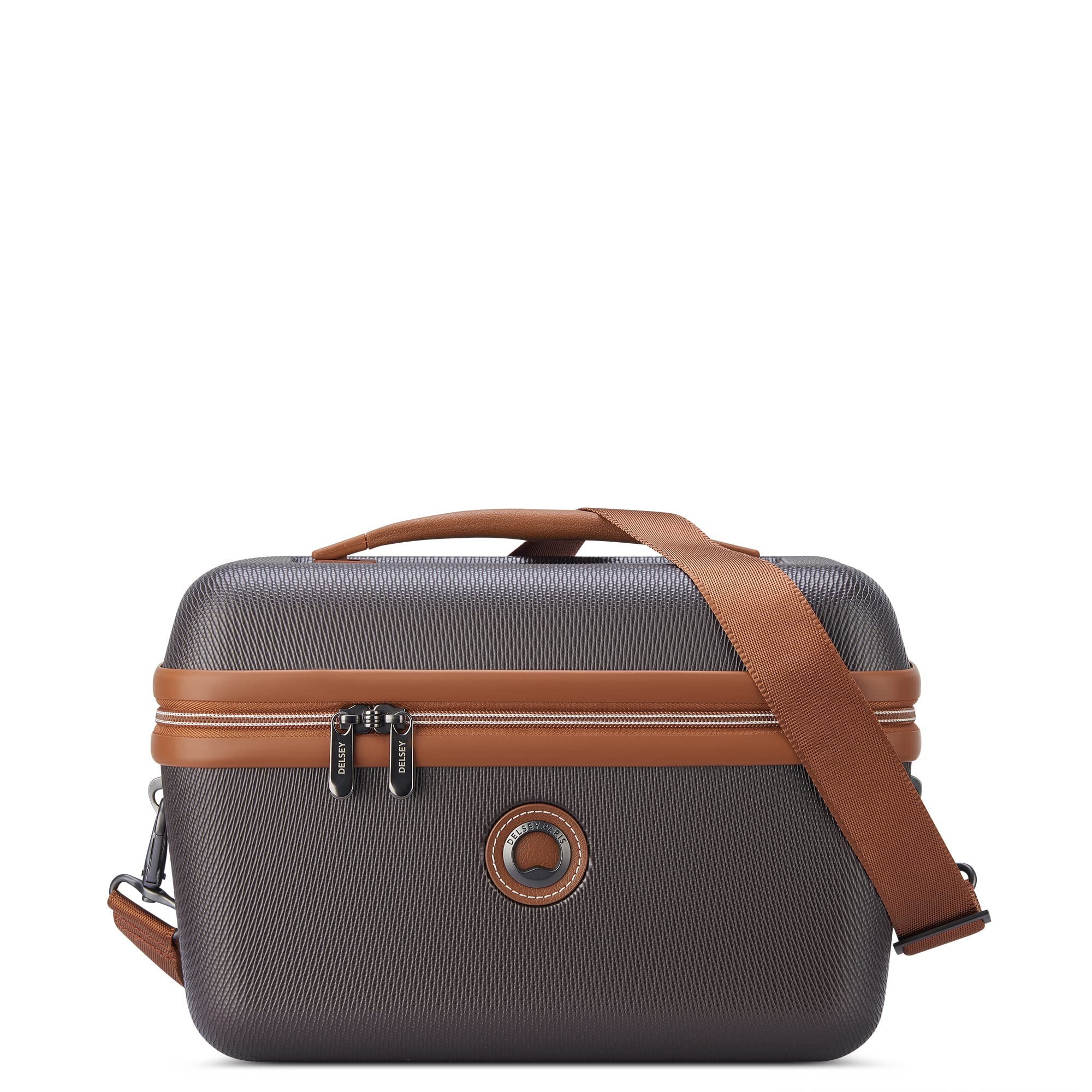 DELSEY PARIS Chatelet 2.0 Makeup and Cosmetic Beauty Travel Case, Chocolate Brown