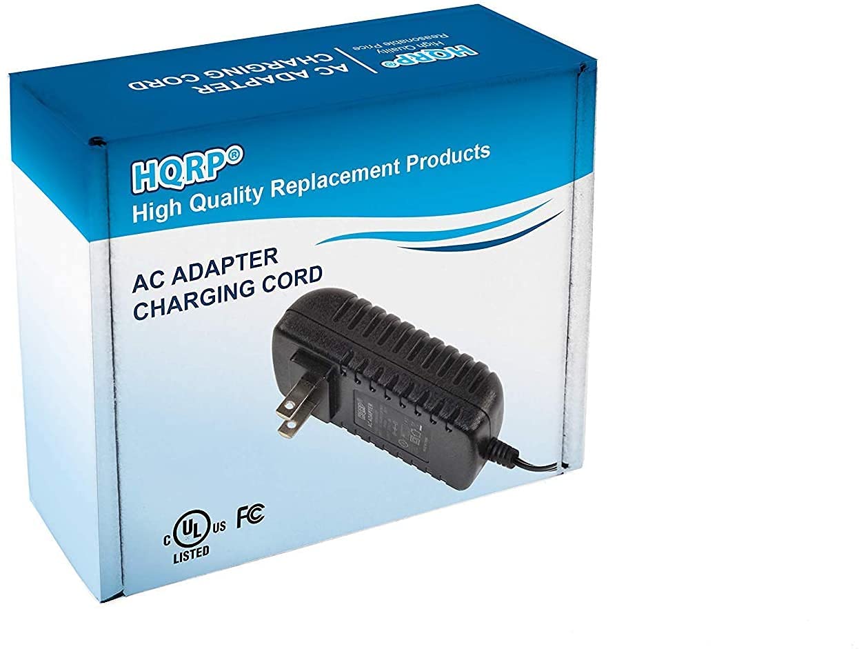 HQRP AC Adapter Compatible with PlayStation 3 Energizer Power & Play Charging System PDP Power Supply Cord Adaptor + Euro Plug Adapter