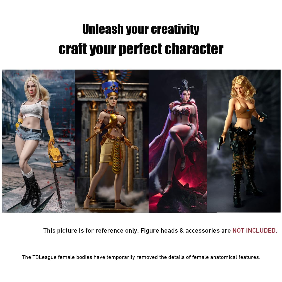 HiPlay TBLeague Seamless Action Figure Anime Body Type and Small Bust 1:6 Scale S45A(Suntan, Without Head)