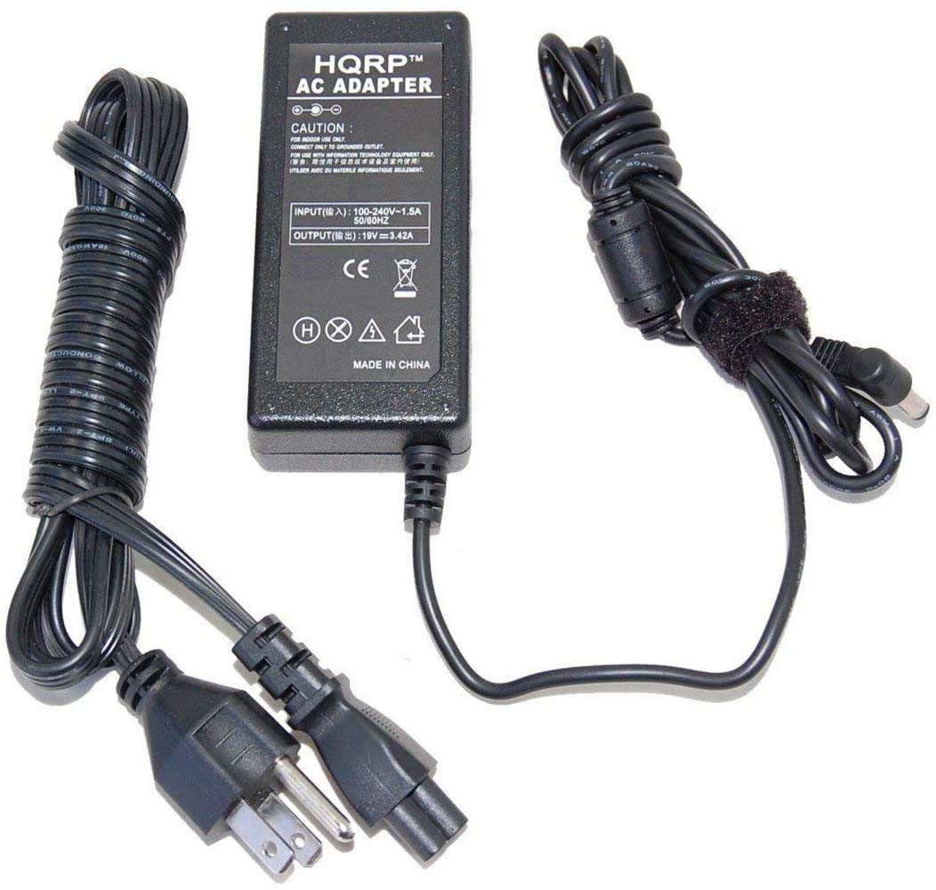HQRP AC Power Adapter Compatible with Intel NUC Kit D34010WYK / D54250WYK, Adaptor Power Supply Cord