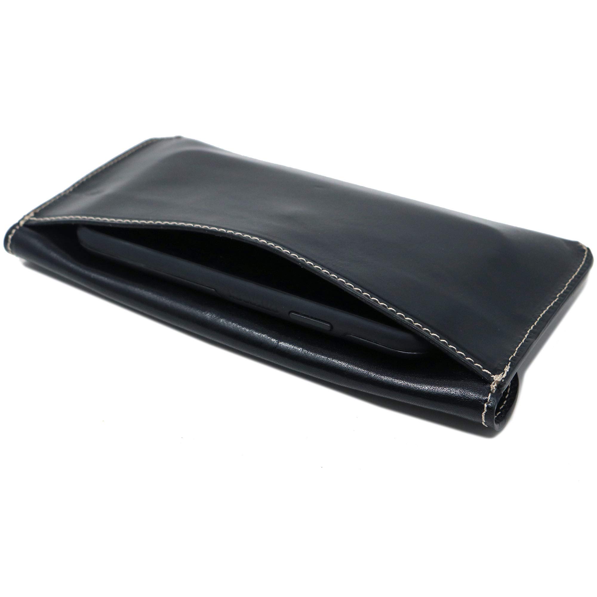 Floto Roma Clutch Women's Leather Snap Wallet Organizer (Vecchio Brown)