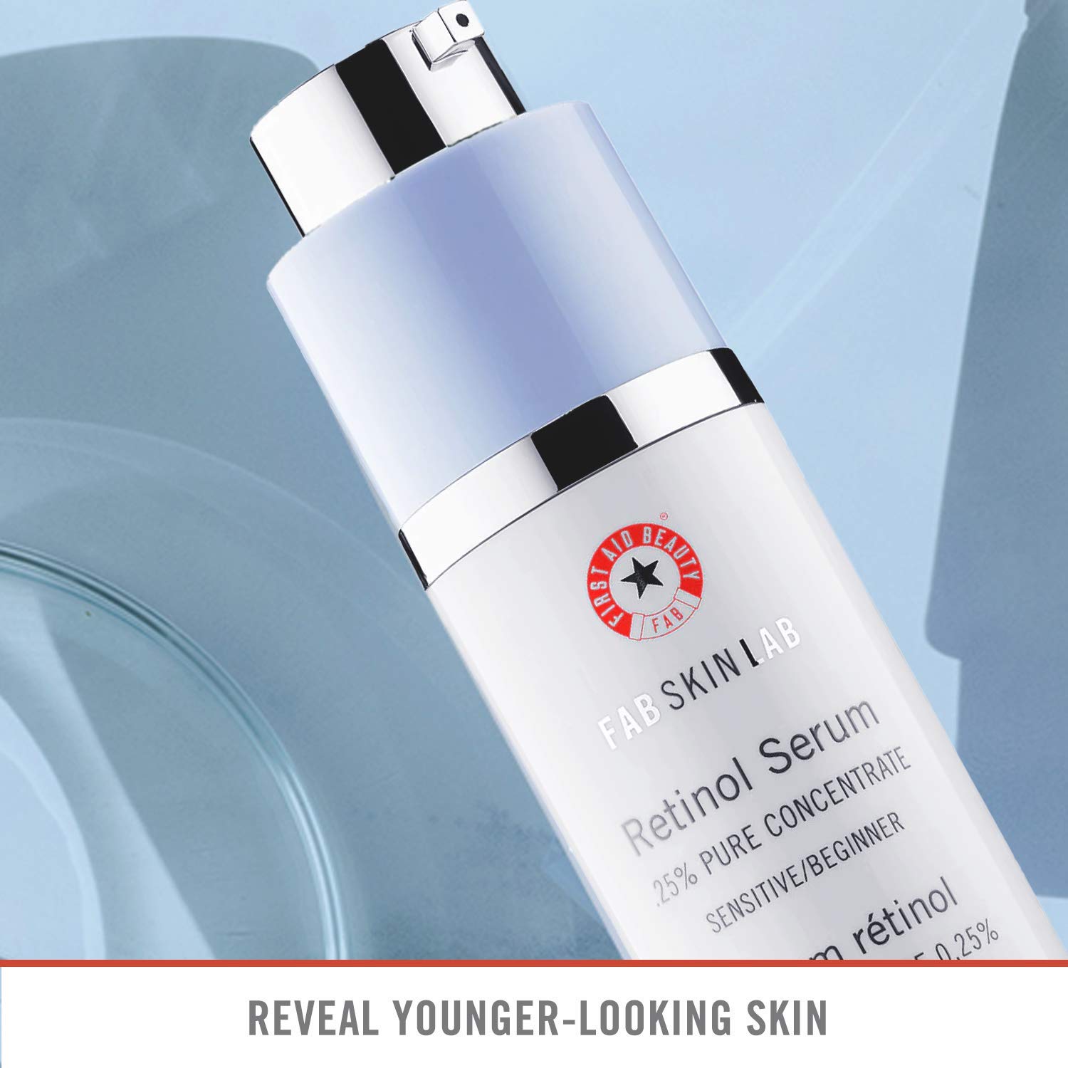 First Aid Beauty FAB Skin Lab Retinol Serum 0.25% Pure Concentrate, 1 oz