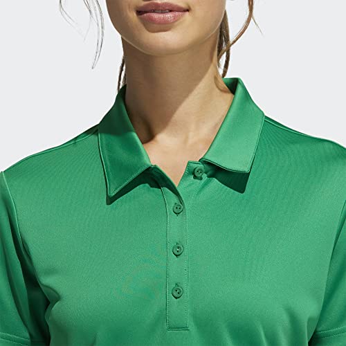 adidas Women's Performance Primegreen Polo Shirt, Green, X-Large