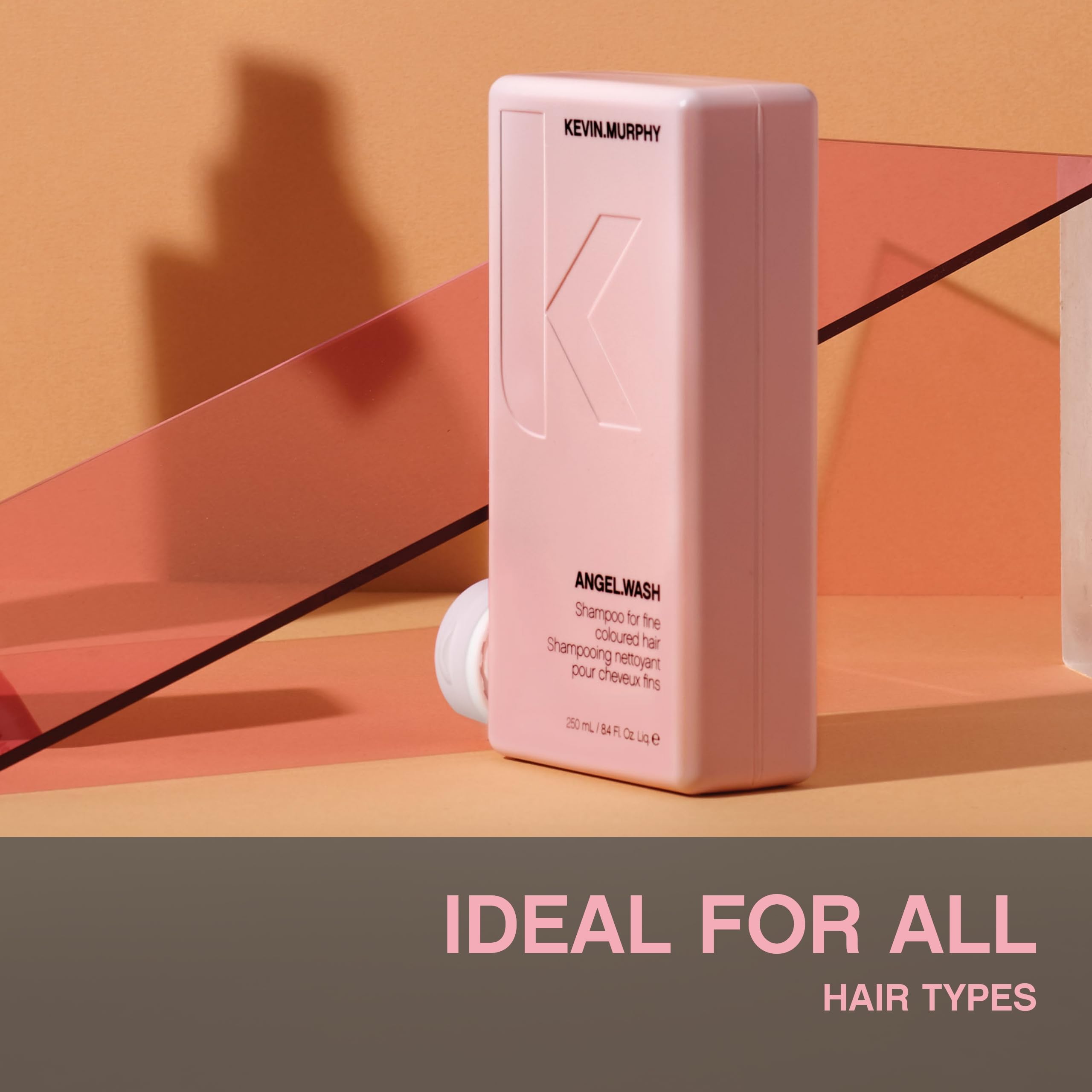 KEVIN.MURPHY ANGEL.WASH - Restorative Shampoo - For Fine Coloured Hair - Colour-Safe Shampoo - With Vitamins & Antioxidants - Sulphate & Paraben Free - 1 L / 33.6 fl oz