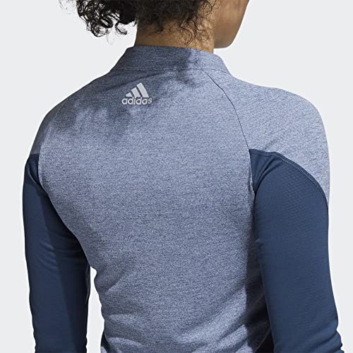 adidas Women's Standard Sport Performance Primegreen Heat.RDY Long Sleeve Mock, Crew Navy, L