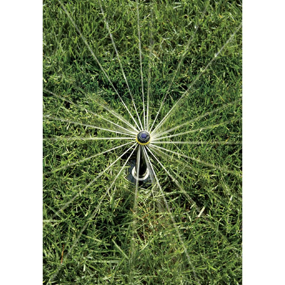 Rain Bird 22SAF Mini Rotary Pop-Up Spray, 360° Full Circle Pattern, 18' - 24' Spray Distance, 4" Pop-up Height,Blacks