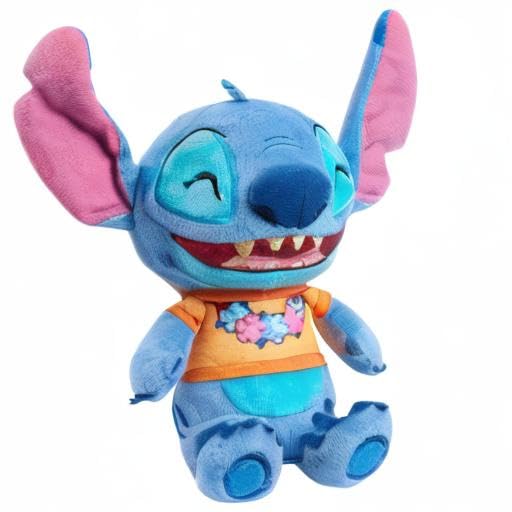 Disney’s Lilo & Stitch 7.5 Inch Beanbag Plushie, Tropical Shirt Stitch, Kids Toys for Ages 2 Up by Just Play