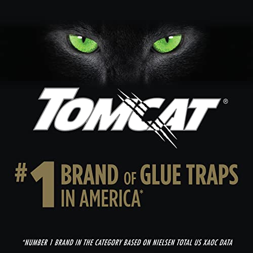 Tomcat Advanced Glue Trap System Rat Size Covered Glue Traps with 2 Reusable Covers and 4 Disposable Glue Traps
