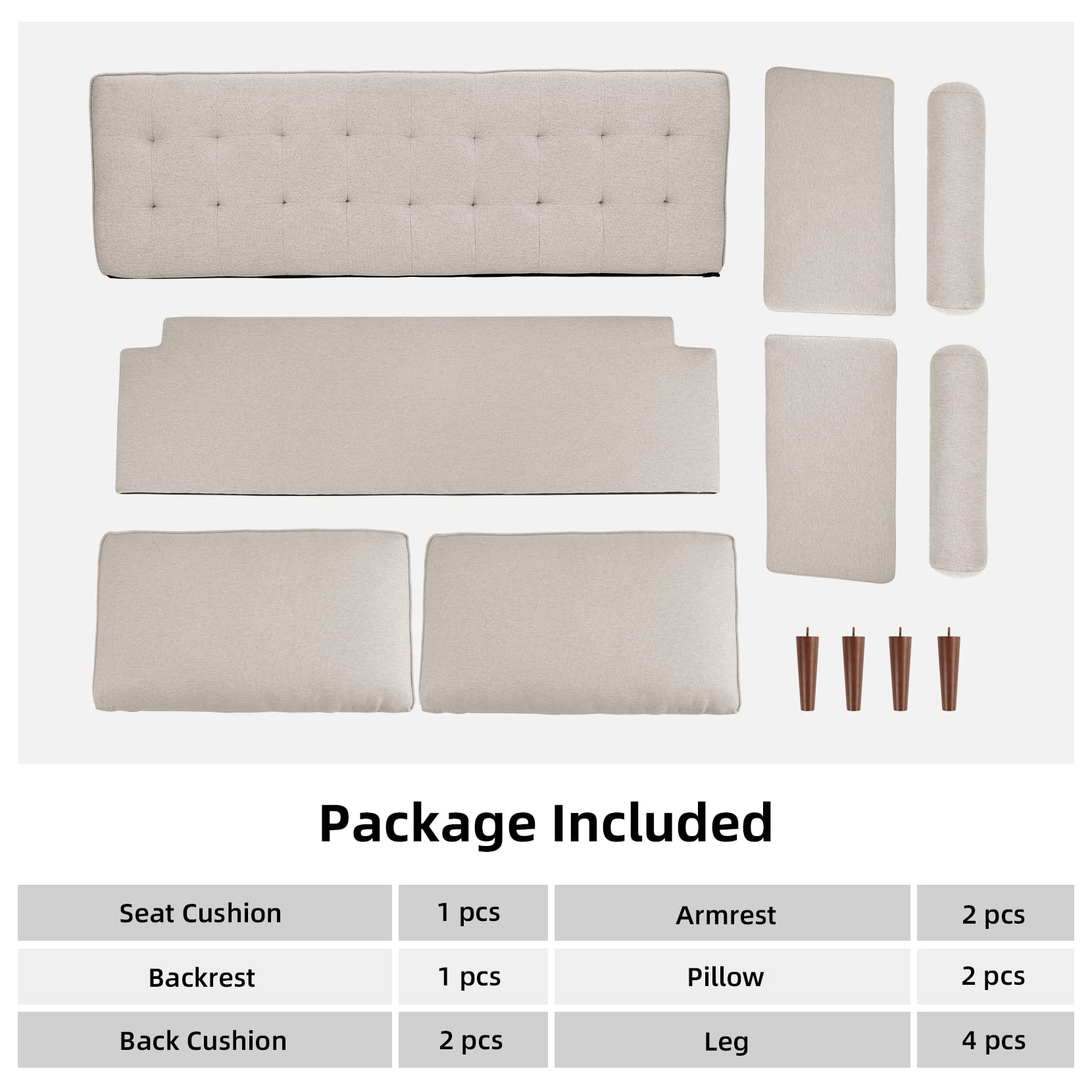 Koorlian beige couches Sofas, One size