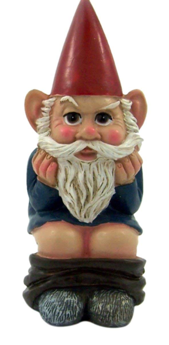 Four Naughty Gnomes Set of 4 Home Decor Statues 4 Inch