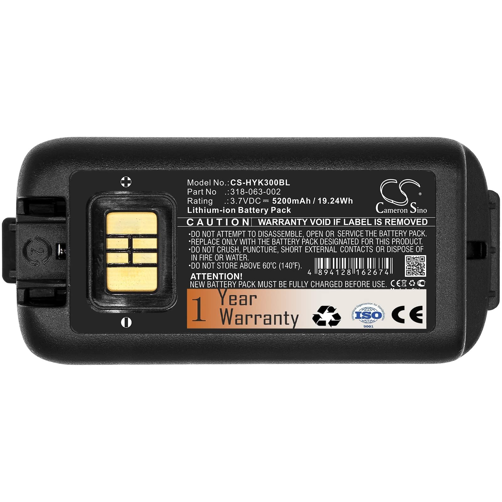 Ejjinenbby CK75 CK65 Battery Replacement Compatible for Dolphin CK65 (5200mAh/3.7V)