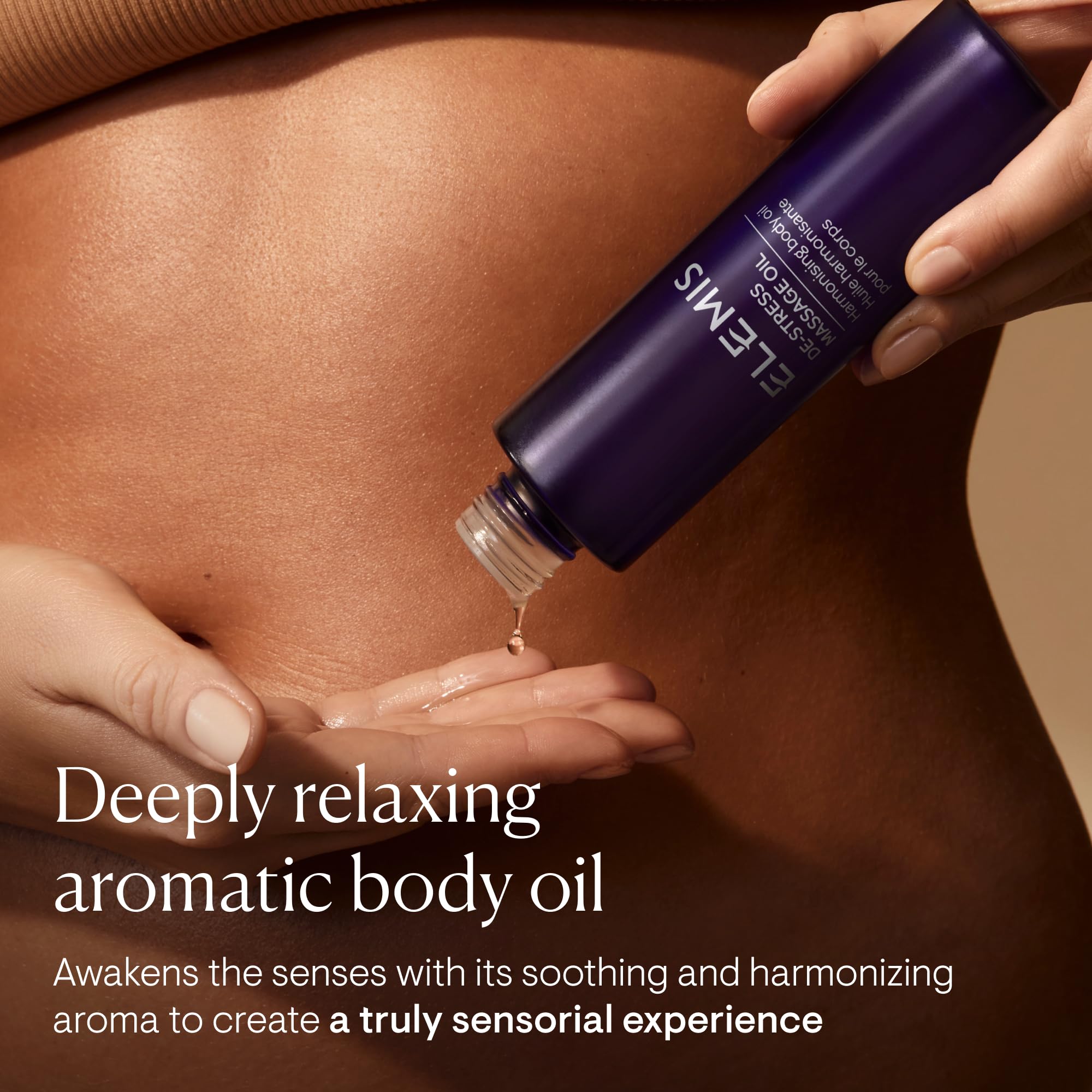ELEMIS Massage Oil, Fast Absorbing, Deeply Penetrating Body Oil with Essential Oils, Moisturizing Skin Oil, Soothe Muscles, Calm Mind & Revitalize