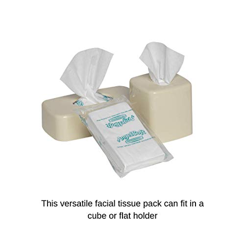 GEORGIA-PACIFIC Angel Soft Professional Series Premium Facial Tissue by GP PRO (Georgia-Pacific), PolyFlex Case, 47580, 96 Sheets Per Pack, 54 Packs Per Case, White, Sheet (Wxl) 8.300" x 7.800