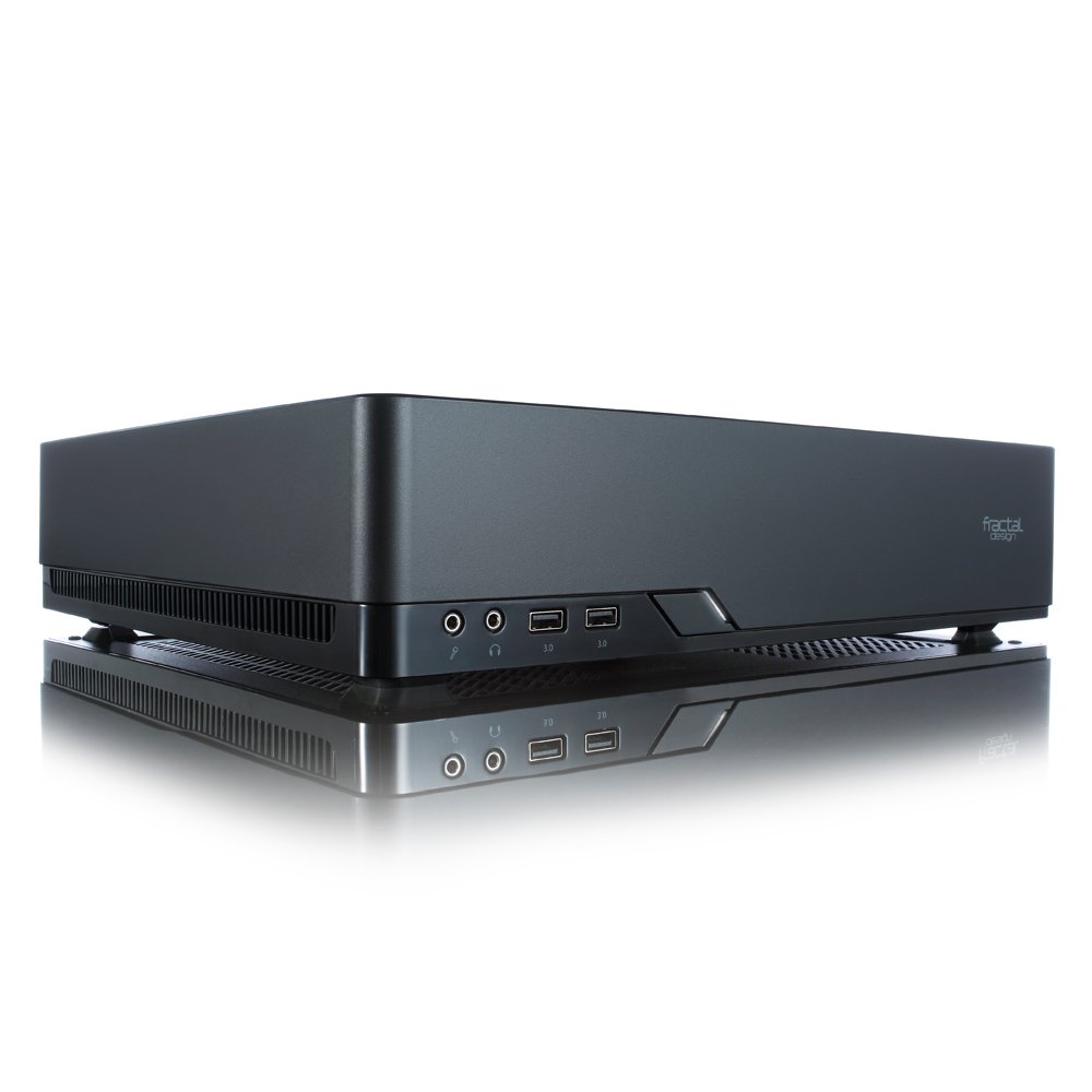 Fractal Design Node 202 - Black - Mini-ITX Slim Profile Compact Small Form Factor Computer Case β Modular Interior - USB 3.0