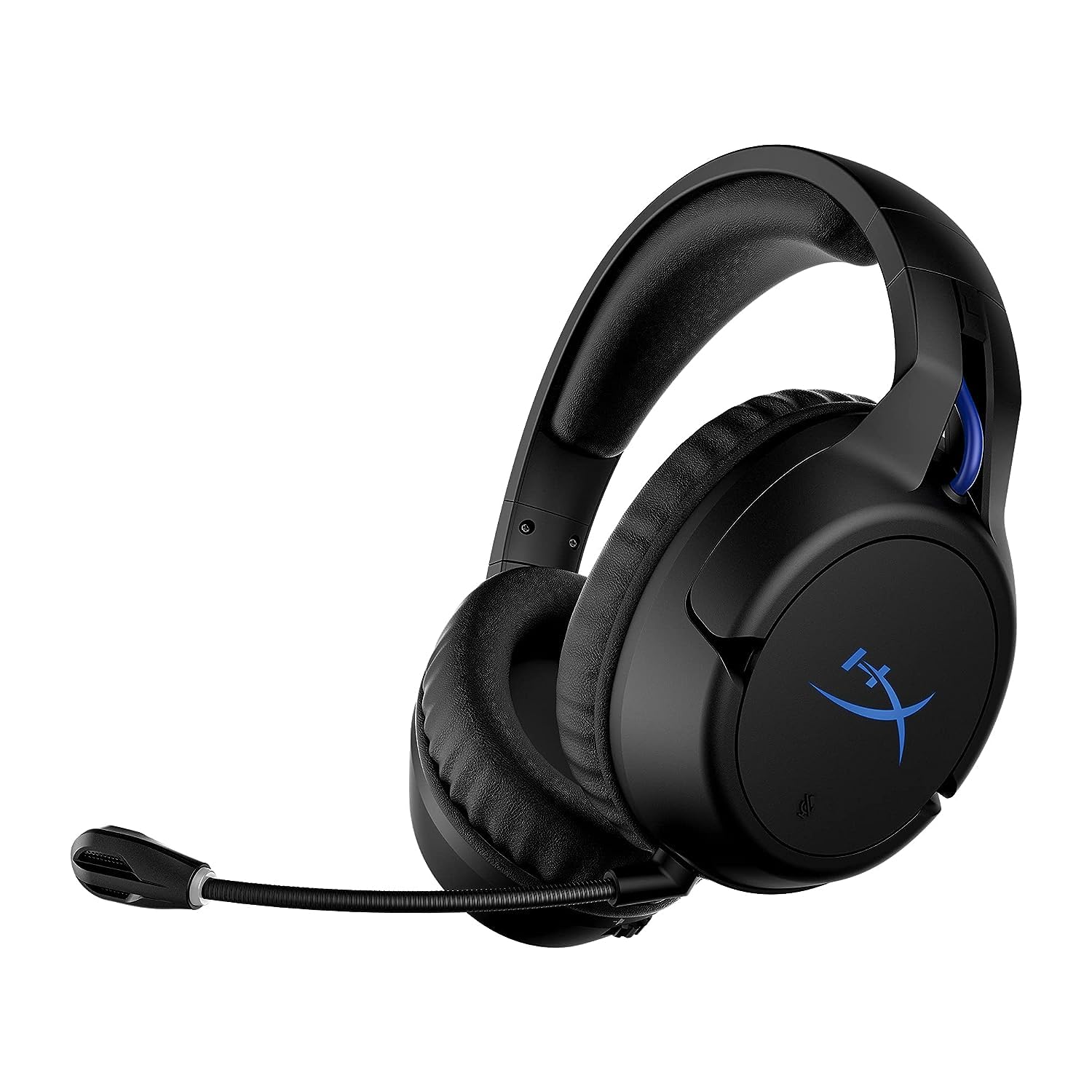 HyperX Cloud Flight โ Wireless Gaming Headset for PS5 and PS4, Up to 30-hour battery, Memory foam ear cushions and premium leatherette, Noise-Cancelling Microphone with LED Mic Mute
