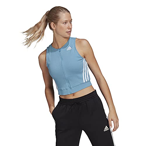 adidas womens Sport Tank Hazy Blue X-Large