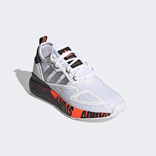 adidas ZX 2K Boost Shoes Kids', White, Size 6