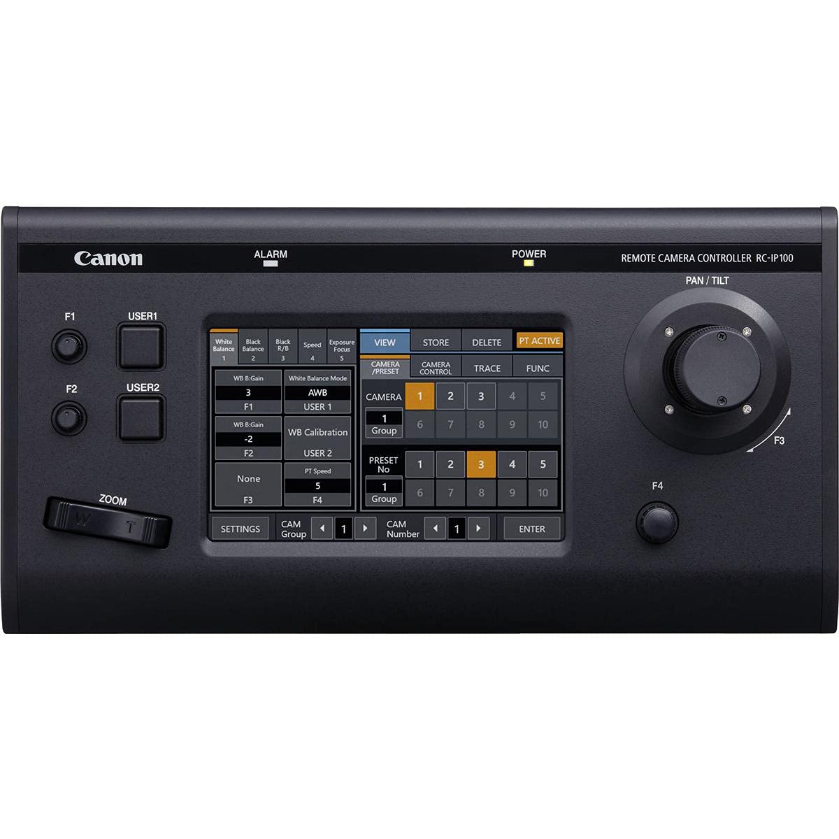 Canon RC-IP100 Touchscreen PTZ Joystick Controller (5231C004) (Renewed)