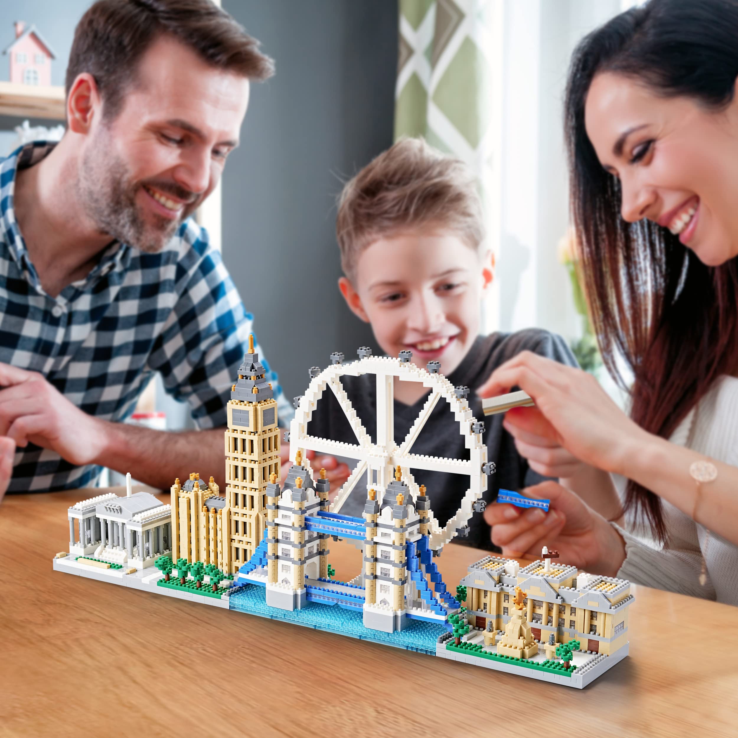 DOLBLOCK Architecture Micro Building Blocks Set London Skylines Series for Adult and Children Assembly, 3D Toy for Ages of 14+ - 3430 Pieces