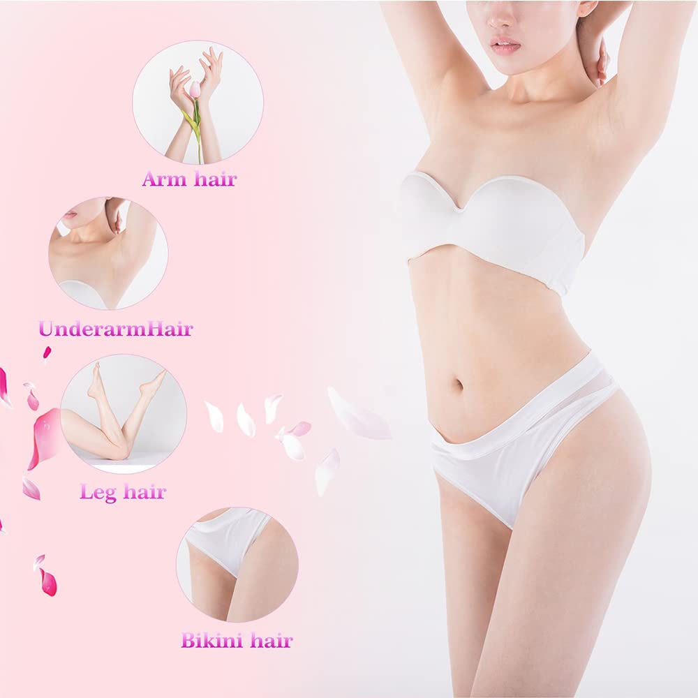 Disposable Blade Razor 20 PCS with individed pack, unisex dry/wet use hair removal, Safety Hygiene Protable