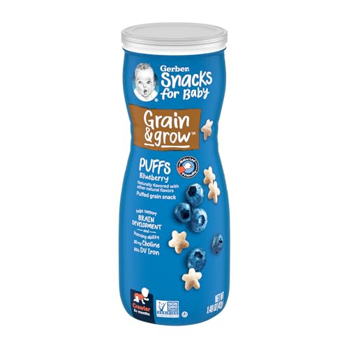 Gerber Blueberry Puffs Baby Food, 1.48 Oz