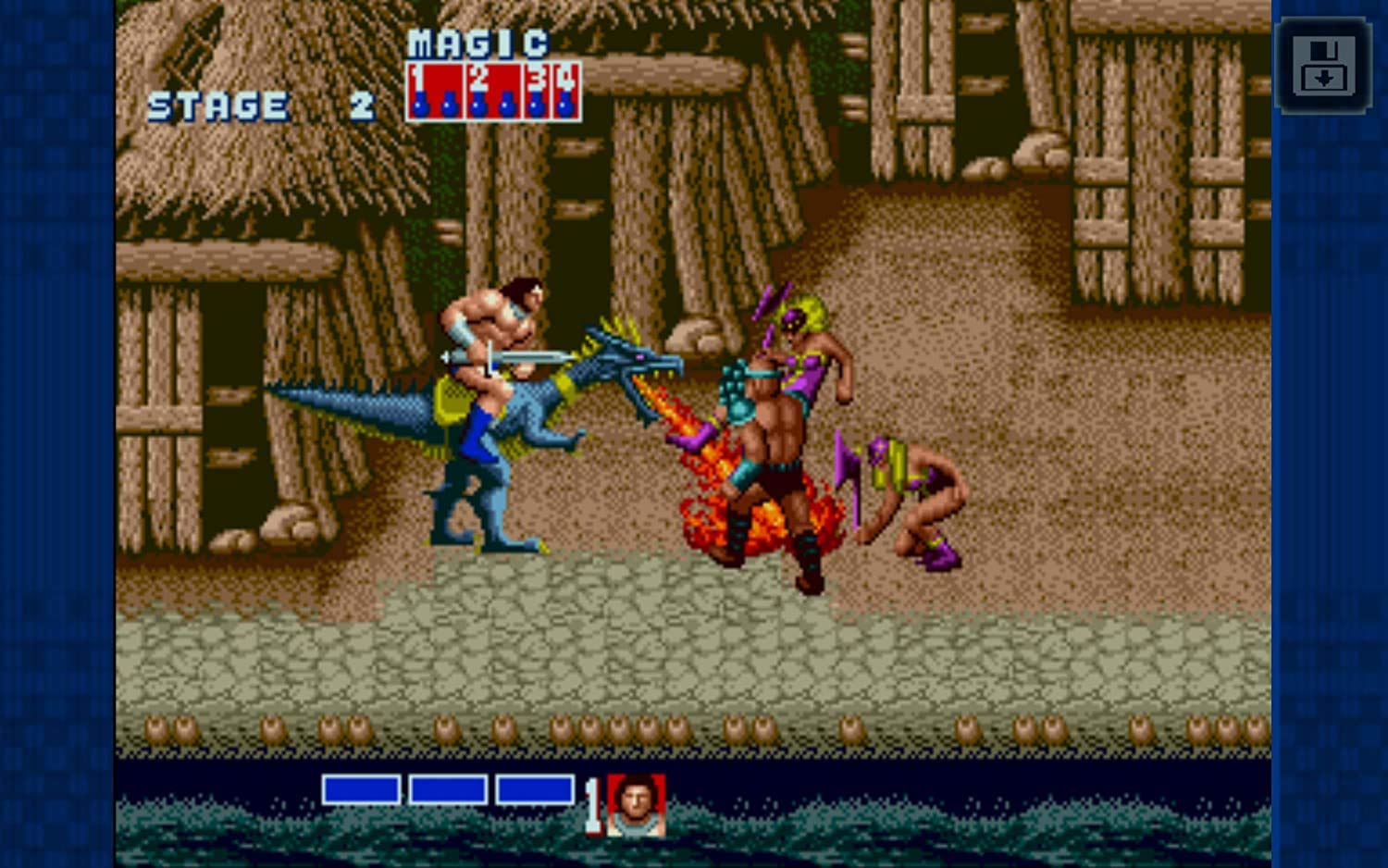 Golden Axe (Sega Genesis / Mega Drive) - Reproduction Video Game Cartridge