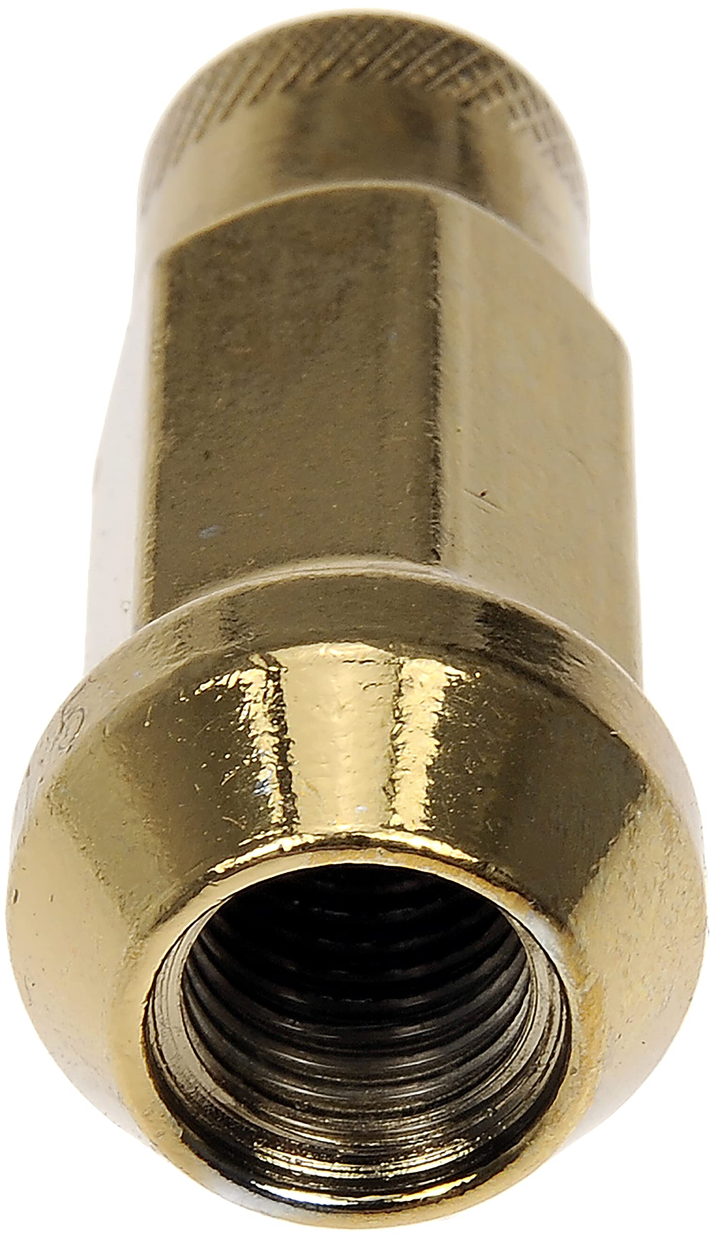 Dorman 713-385K Gold Open End Knurled Wheel Nuts Compatible with Select Models, 20 Pack