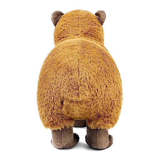 Frankiezhou Home Capybara Plush Toy - Lifelike Rodent 13β Capybara Stuffed Animals, Soft Wild Animals Crawling Capybara Unique Plushie Toys Model Dolls Collection for Kids