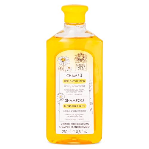 Intea Chamomile Shampoo - Premium Blonde Brightening Shampoo - Non-Ammonia, Easy Application for Natural or Dyed Hair - 8.5oz