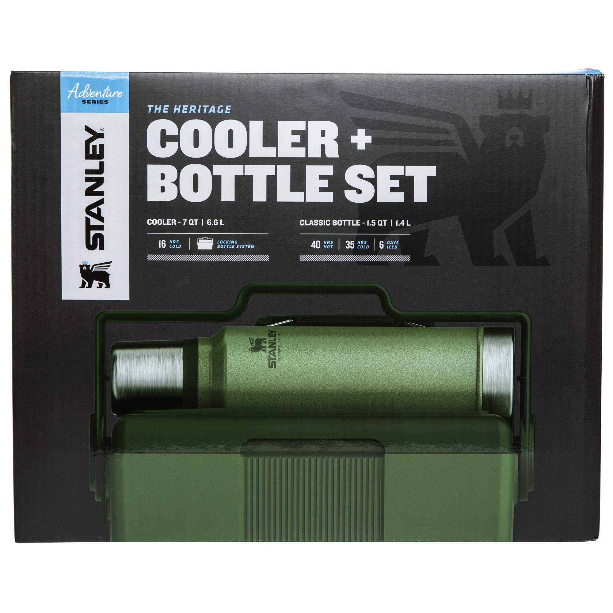 Adventure Heritage Cooler + Bottle Set